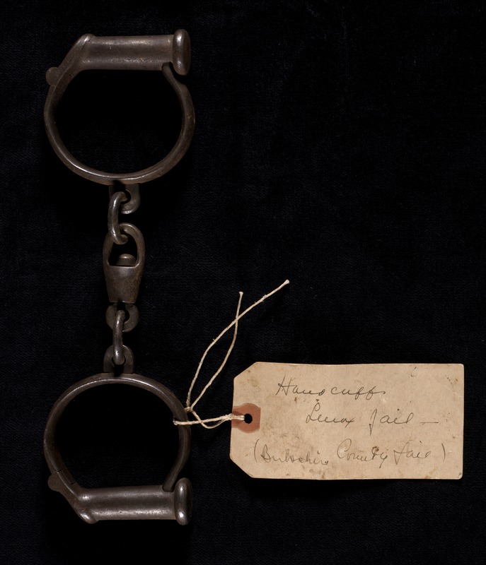 Featured Image: Handcuffs from Lenox jail | Boston Public Library