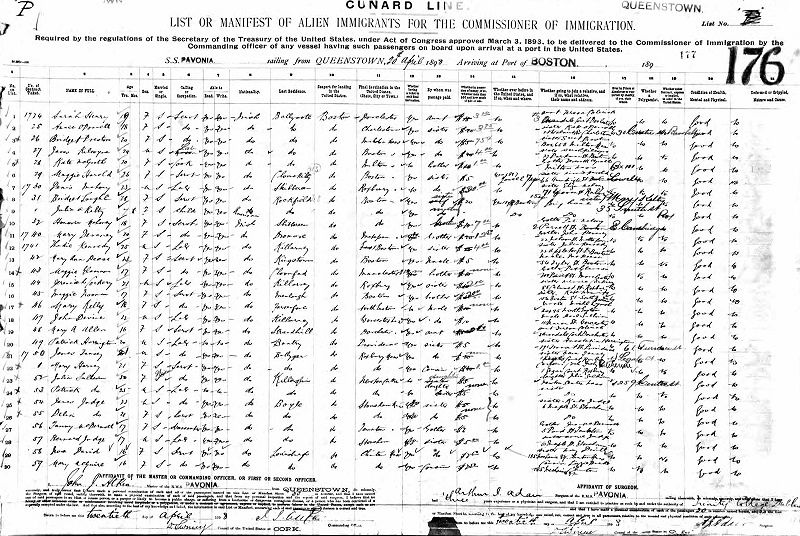 Genealogy: Finding Immigration & Naturalization Records | Boston Public ...