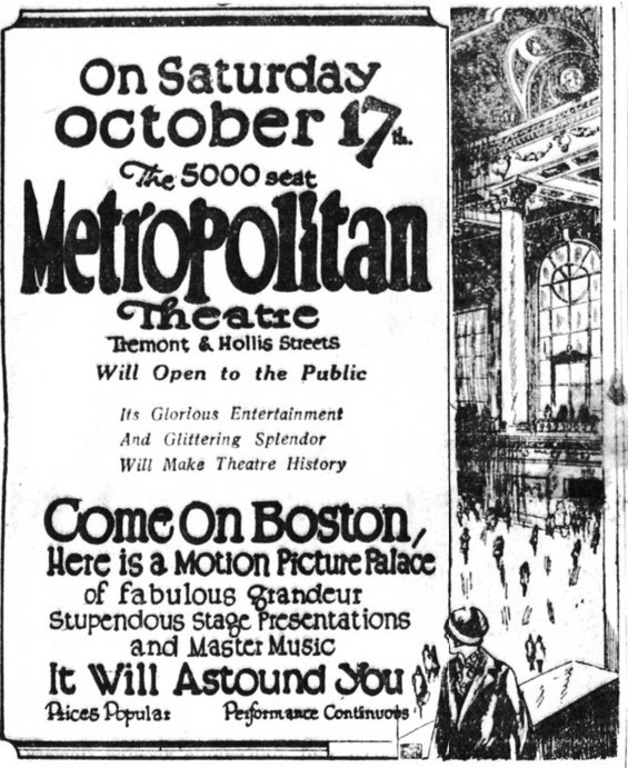 The Metropolitan Theatre | Boston Public Library